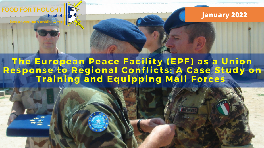 The European Peace Facility Epf As A Union Response To Regional